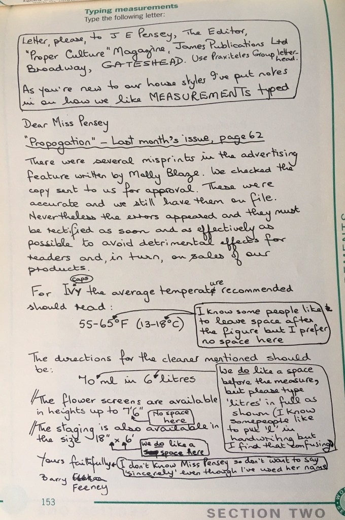 The lost art of typewriting – A little bit of this ~ A little bit of that